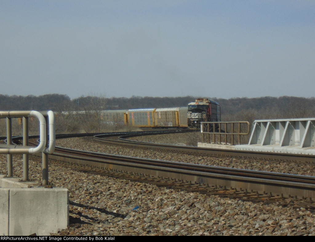 North Bound NS 8447 Double Stack Train